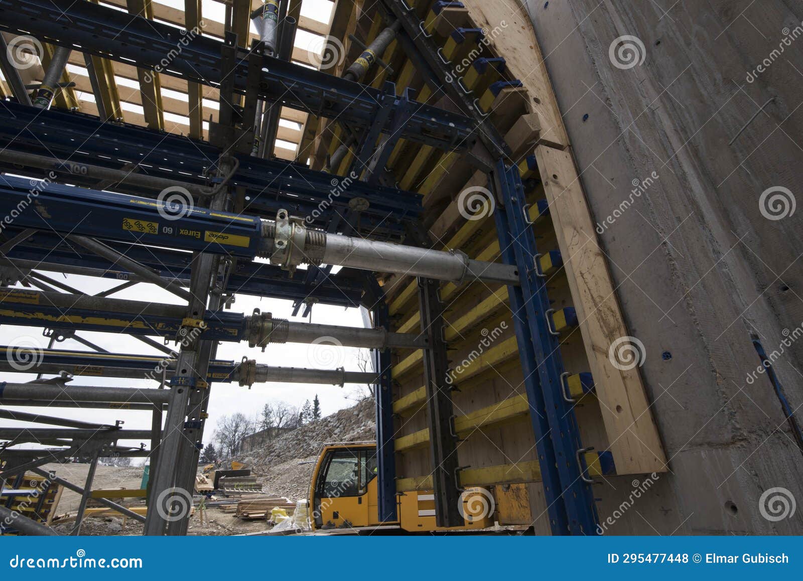 Doka Formwork on the Construction Side Editorial Stock Photo - Image of ...