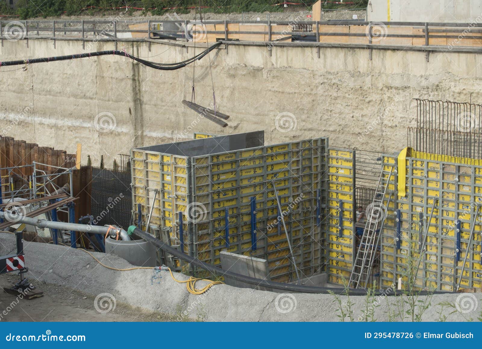 Doka Formwork on the Construction Side Editorial Photo - Image of ...