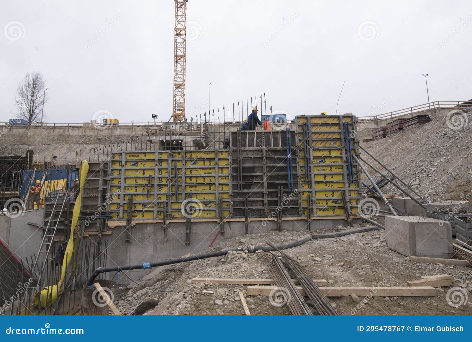 Doka Formwork on the Construction Side Editorial Photography - Image of ...