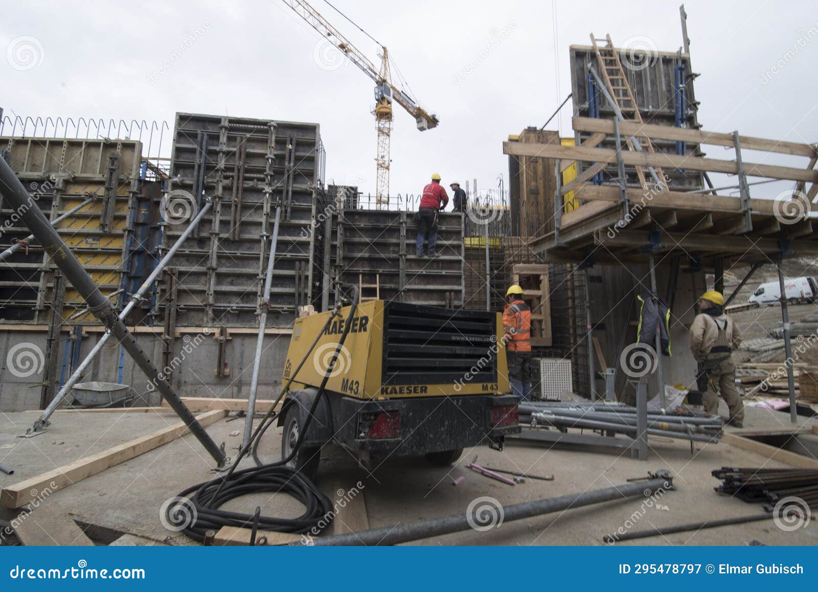 Doka Formwork on the Construction Side Editorial Photography - Image of ...