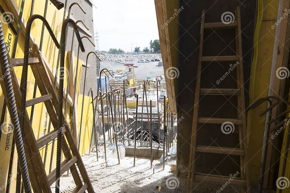 Doka Formwork on the Construction Side Editorial Stock Photo - Image of ...