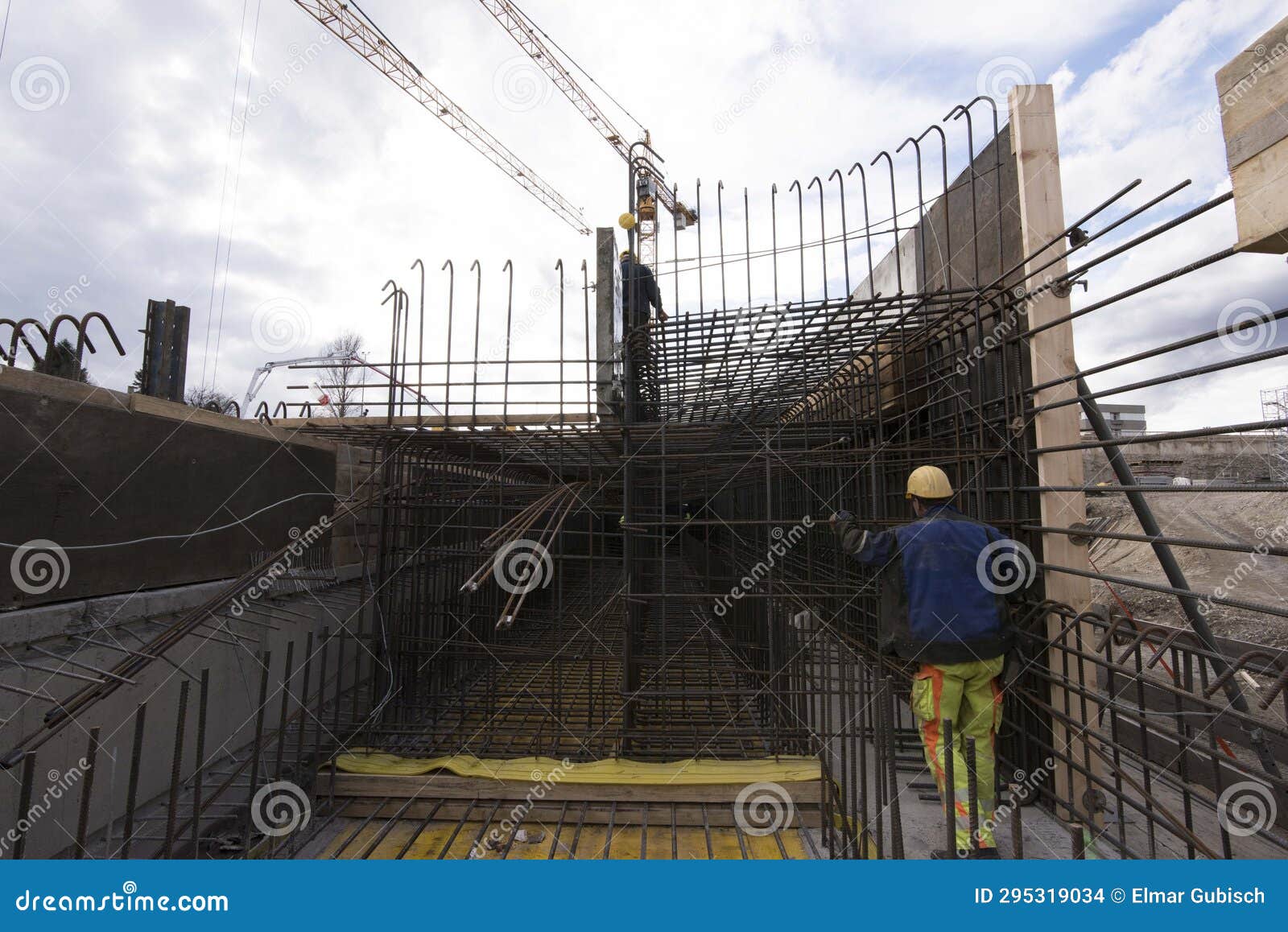 Doka Formwork on the Construction Side Editorial Stock Image - Image of ...