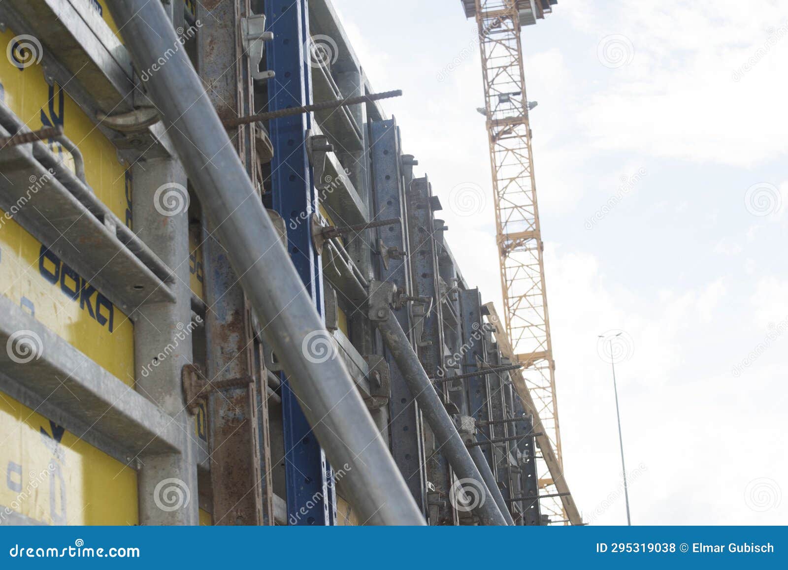 Doka Formwork on the Construction Side Editorial Stock Photo - Image of ...