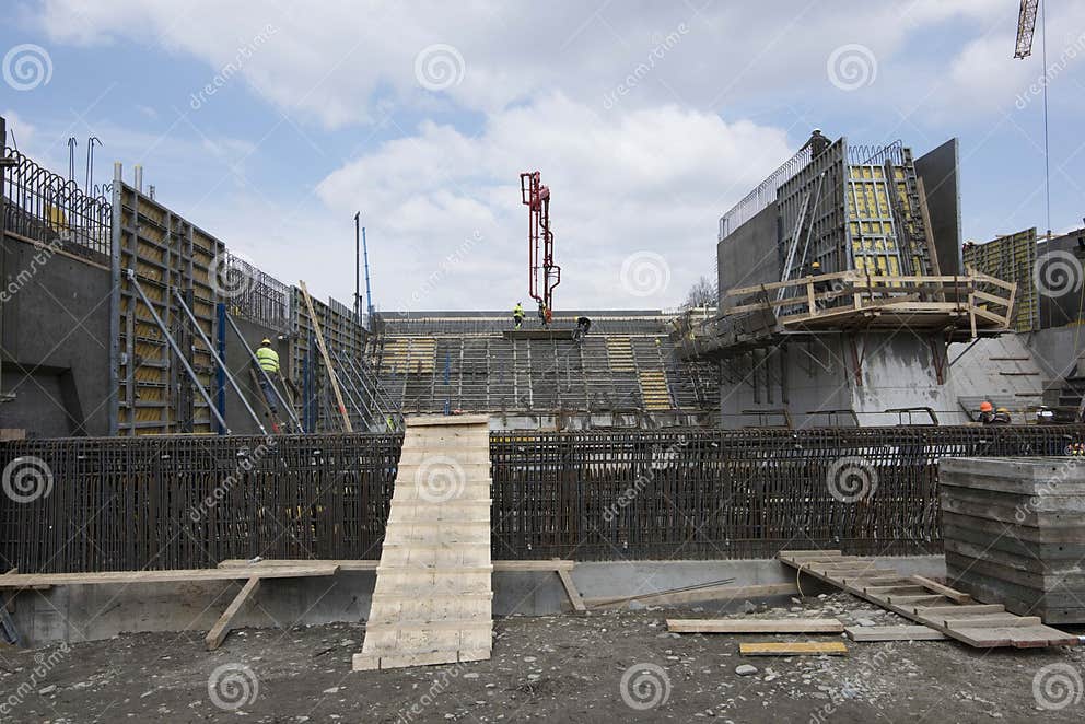 Doka Formwork on the Construction Side Editorial Photography - Image of ...