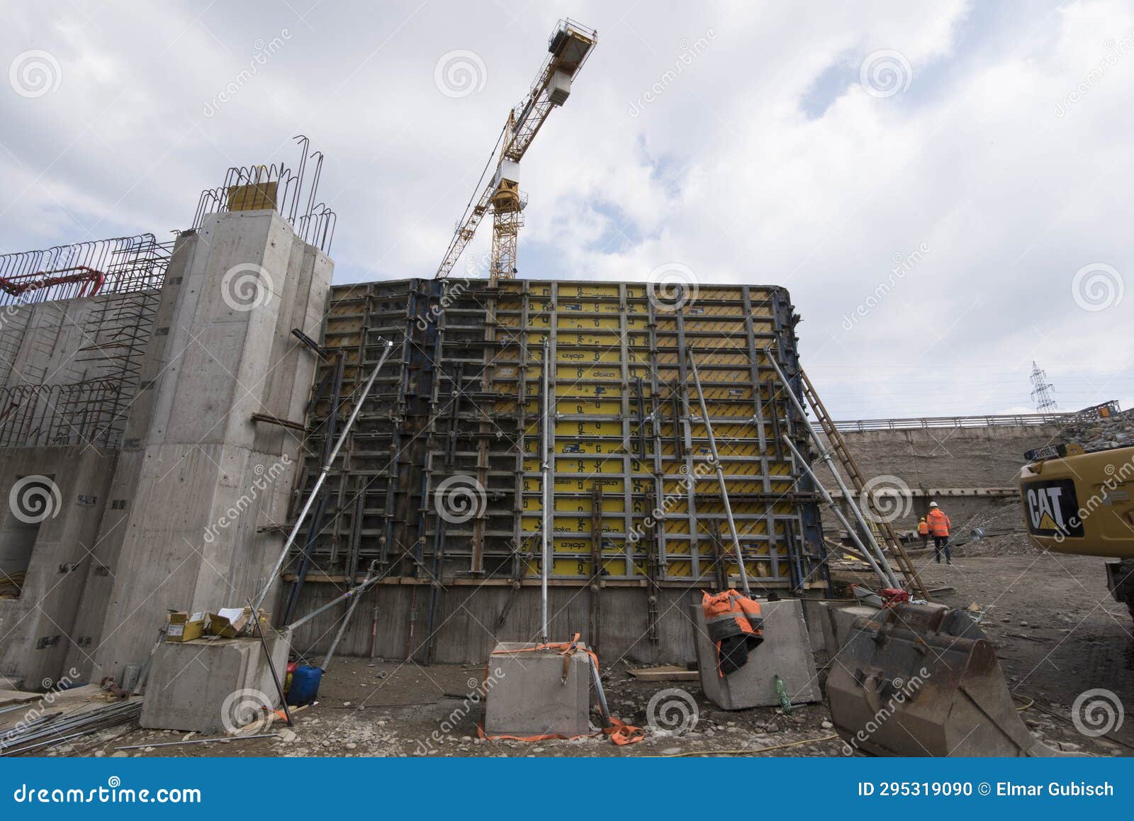 Doka Formwork on the Construction Side Editorial Image - Image of ...