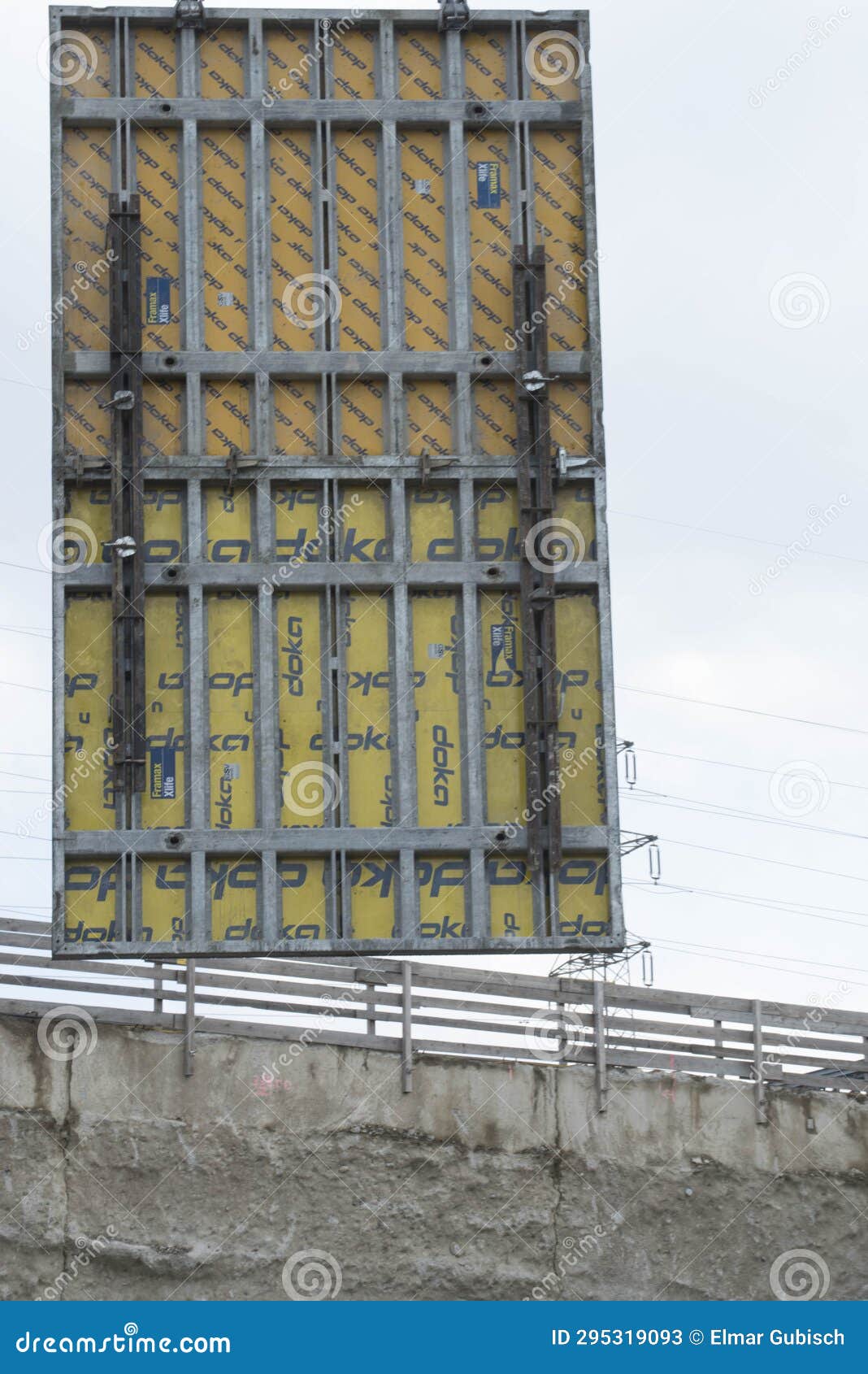 Doka Formwork on the Construction Side Editorial Stock Photo - Image of ...