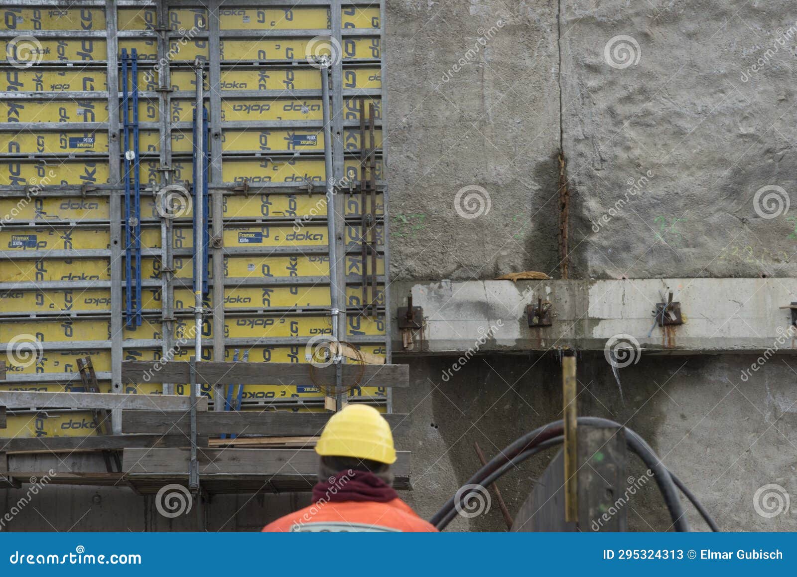 Doka Formwork on the Construction Side Editorial Stock Photo - Image of ...