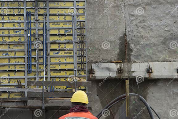 Doka Formwork on the Construction Side Editorial Stock Photo - Image of ...