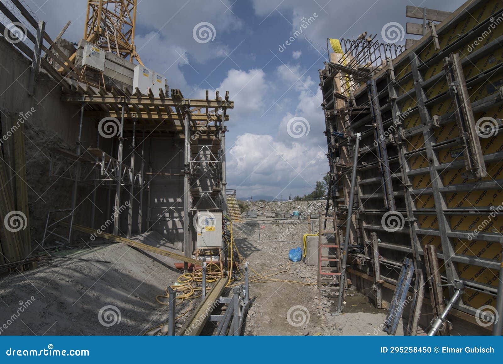 Doka Formwork on the Construction Side Editorial Image - Image of ...