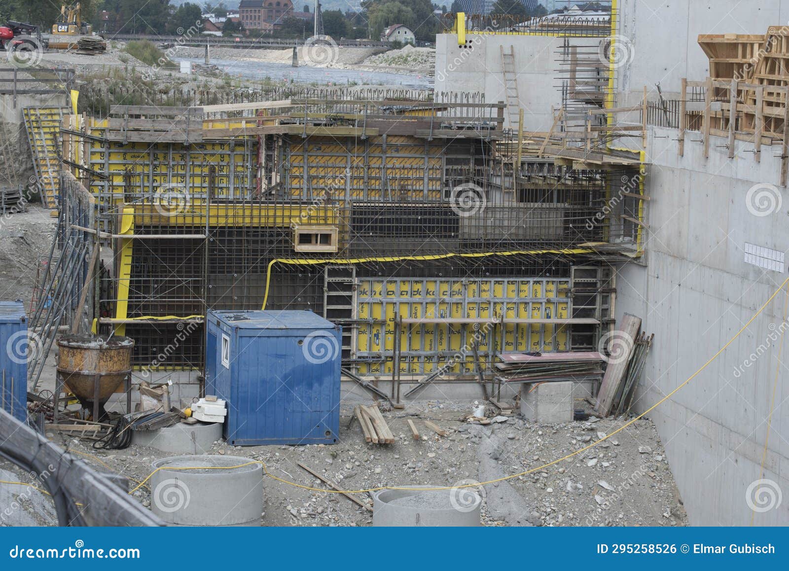 Doka Formwork on the Construction Side Editorial Photo - Image of ...