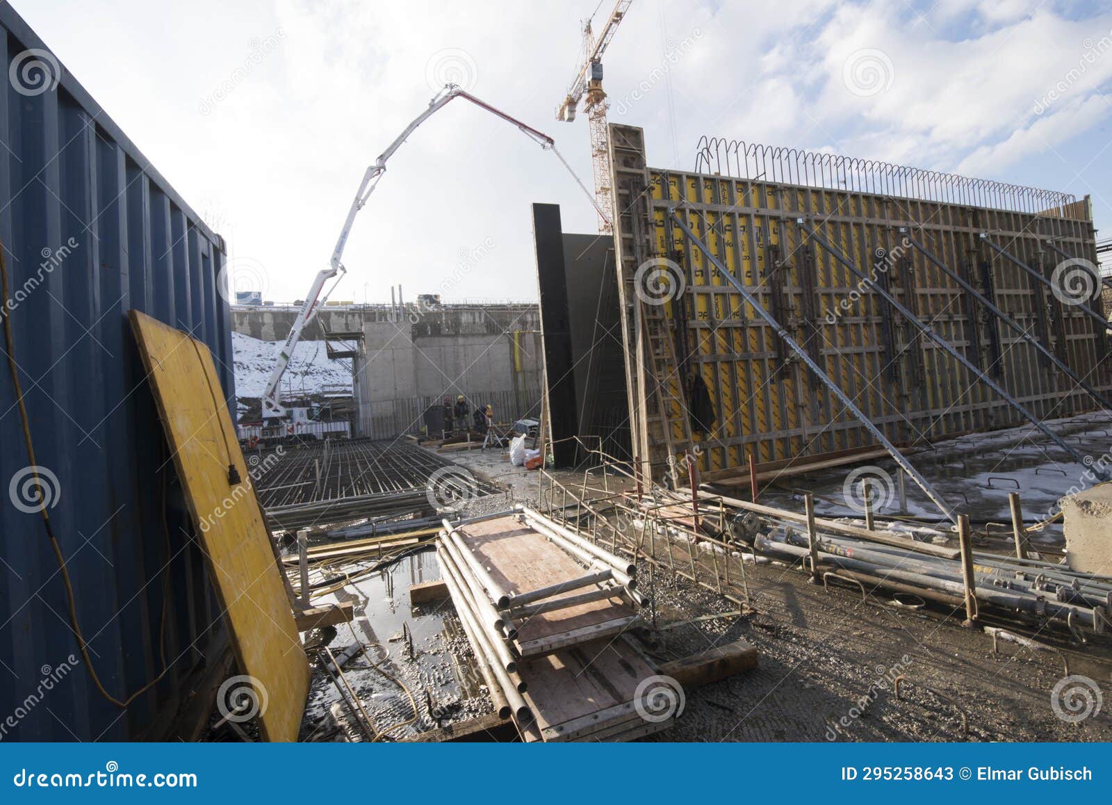 Doka Formwork on the Construction Side Editorial Stock Photo - Image of ...