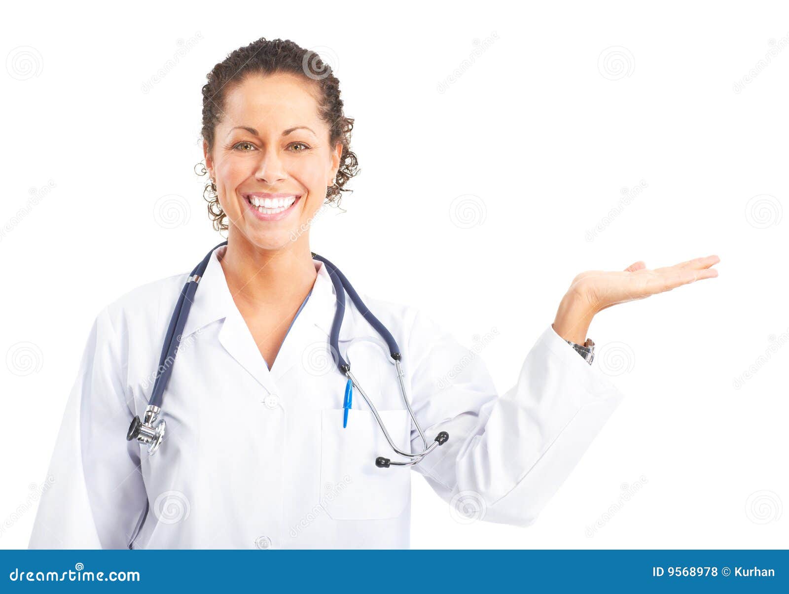 Doktor stockfoto. Bild von dame, glücklich, porträt, medizinisch - 9568978