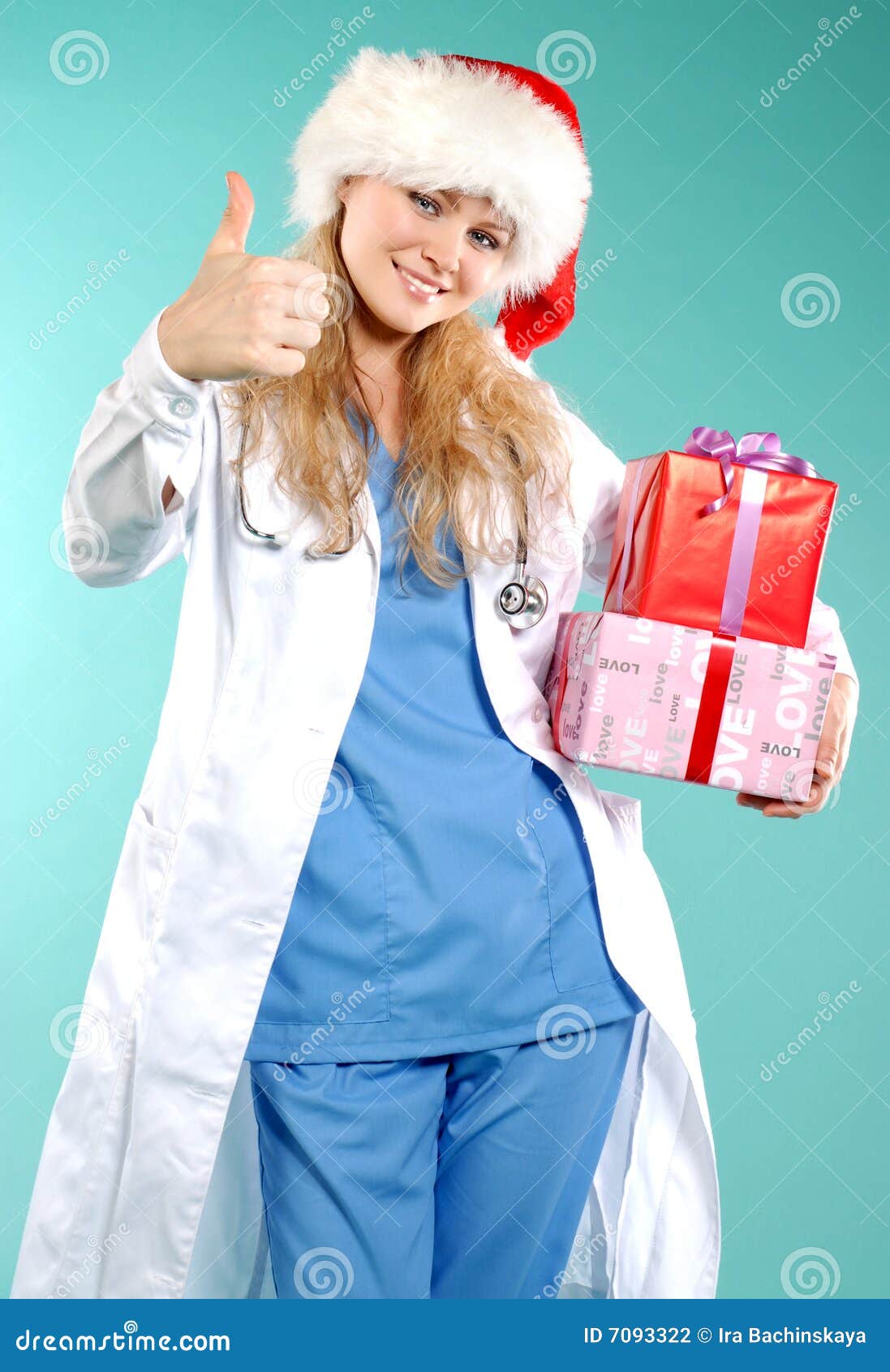 Doktor - christmas stock photo. Image of hospital, holiday - 7093322