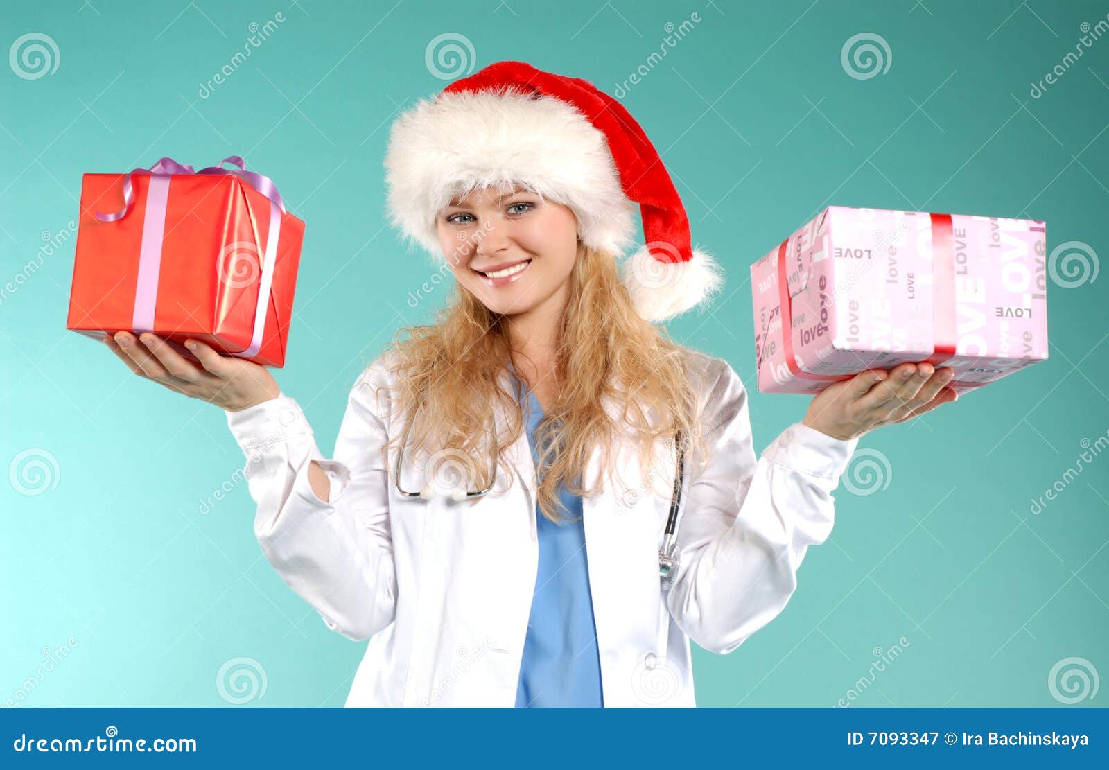 Doktor - christmas stock image. Image of medicine, merry - 7093347