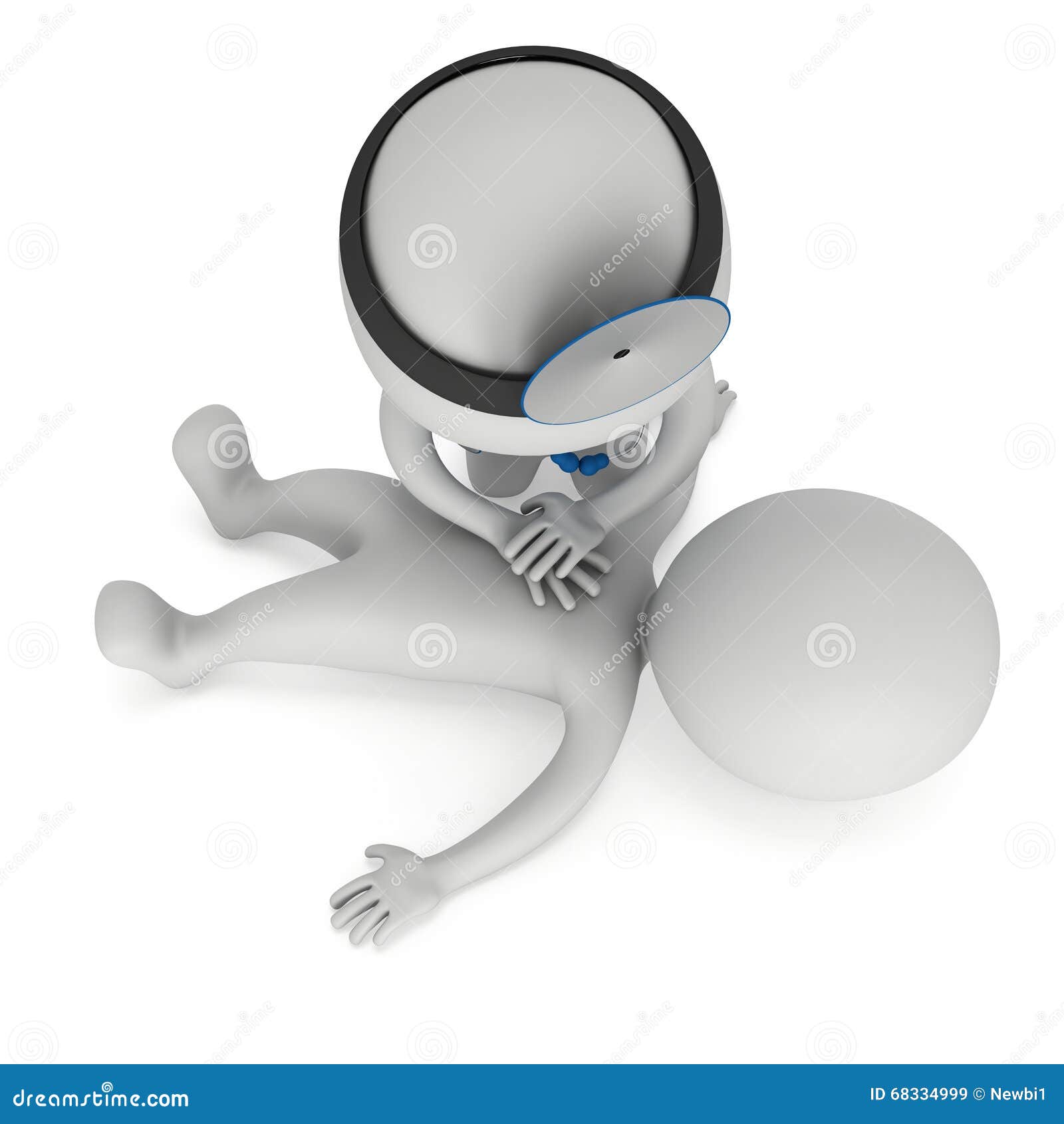 Doktor, Der Cpr-erste Hilfe Tut Stock Abbildung - Illustration von ...