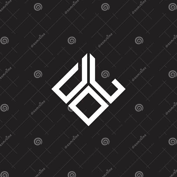 DOL Letter Logo Design on Black Background. DOL Creative Initials ...