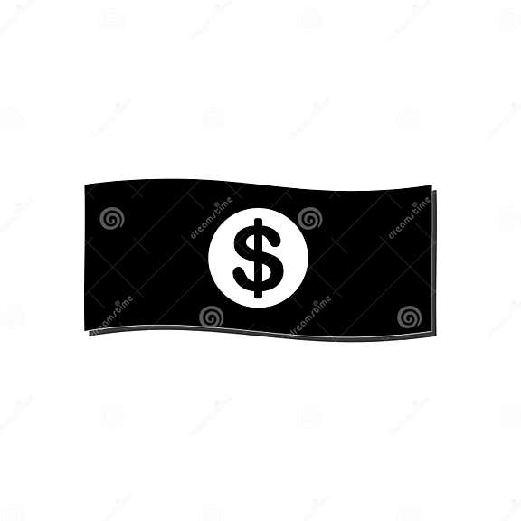 Dolar icon stock vector. Illustration of light, landmark - 283031818