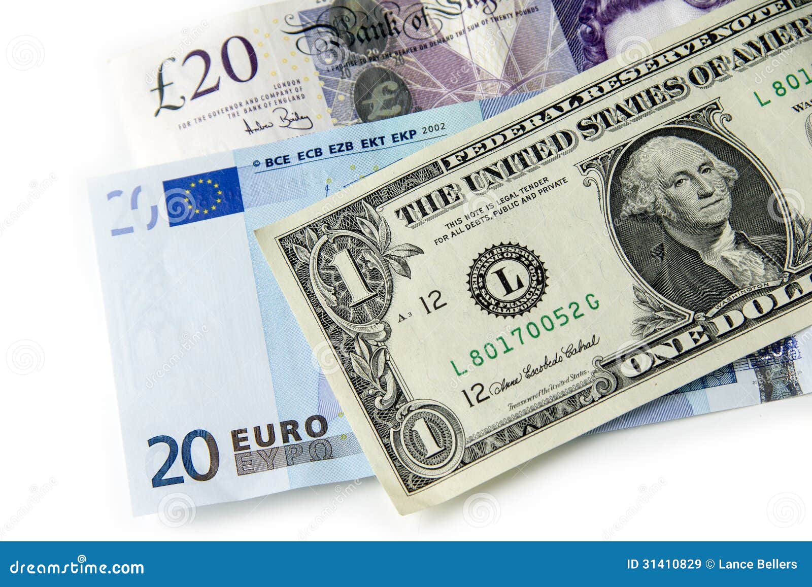 Dolarowi euro i funty obraz stock editorial. Obraz złożonej z dług ...