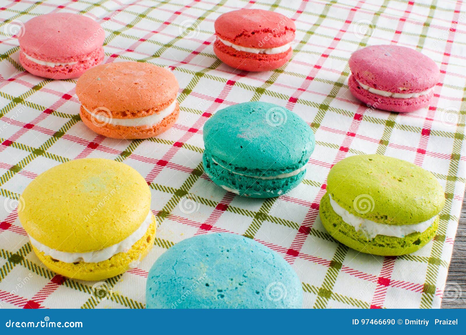 Dolce Francese Del Maccherone Fotografia Stock - Immagine di maccherone ...