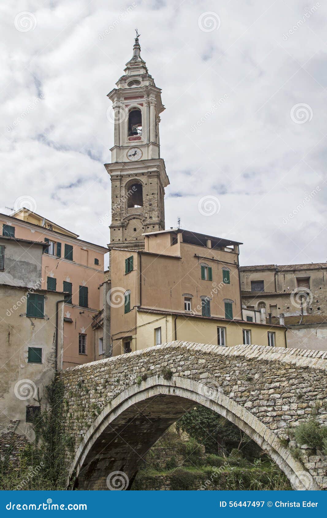 Dolcedo in Liguria stock image. Image of stone, village - 56447497