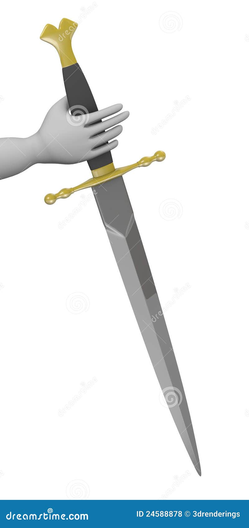 Dolch in hand3 stock abbildung. Illustration von zeichen - 24588878