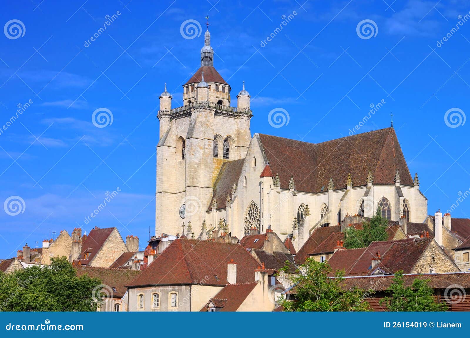 Dole church stock image. Image of church, europe, house - 26154019