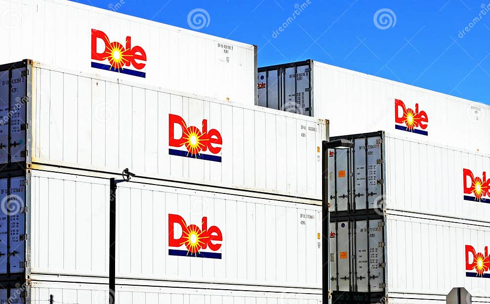 Dole Containers editorial photography. Image of control - 25369167