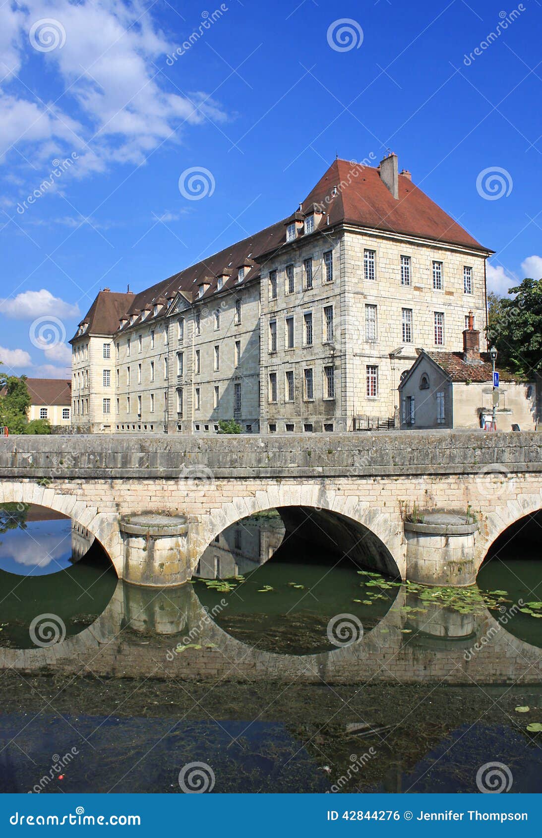 Dole, France stock photo. Image of tanneurs, reflection - 42844276