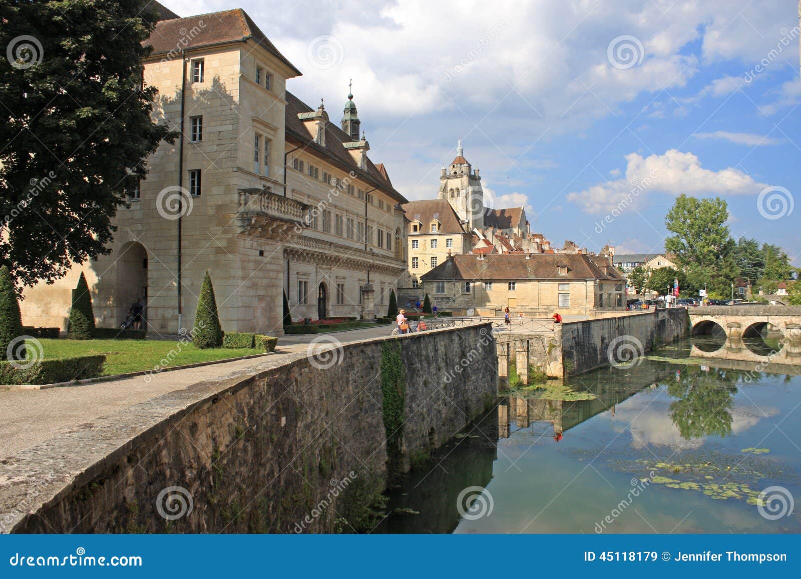 Dole, France stock image. Image of bridge, dole, stone - 45118179