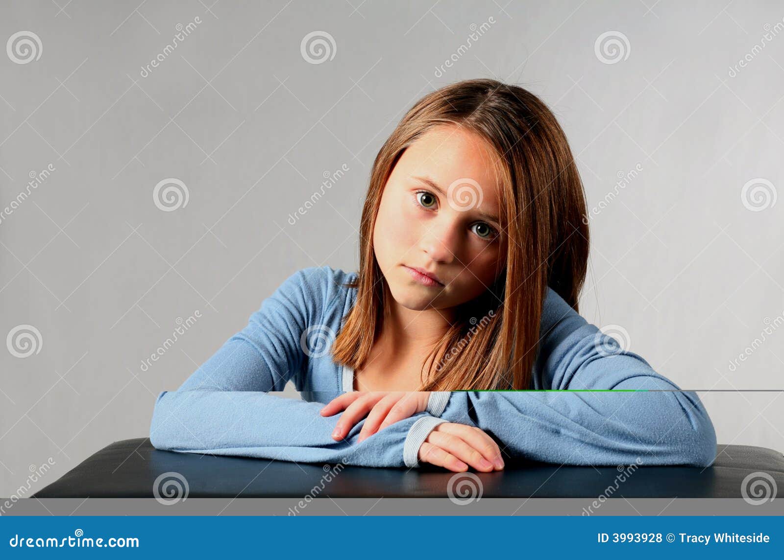 Doleful stock photo. Image of beautiful, innocence, portrait - 3993928