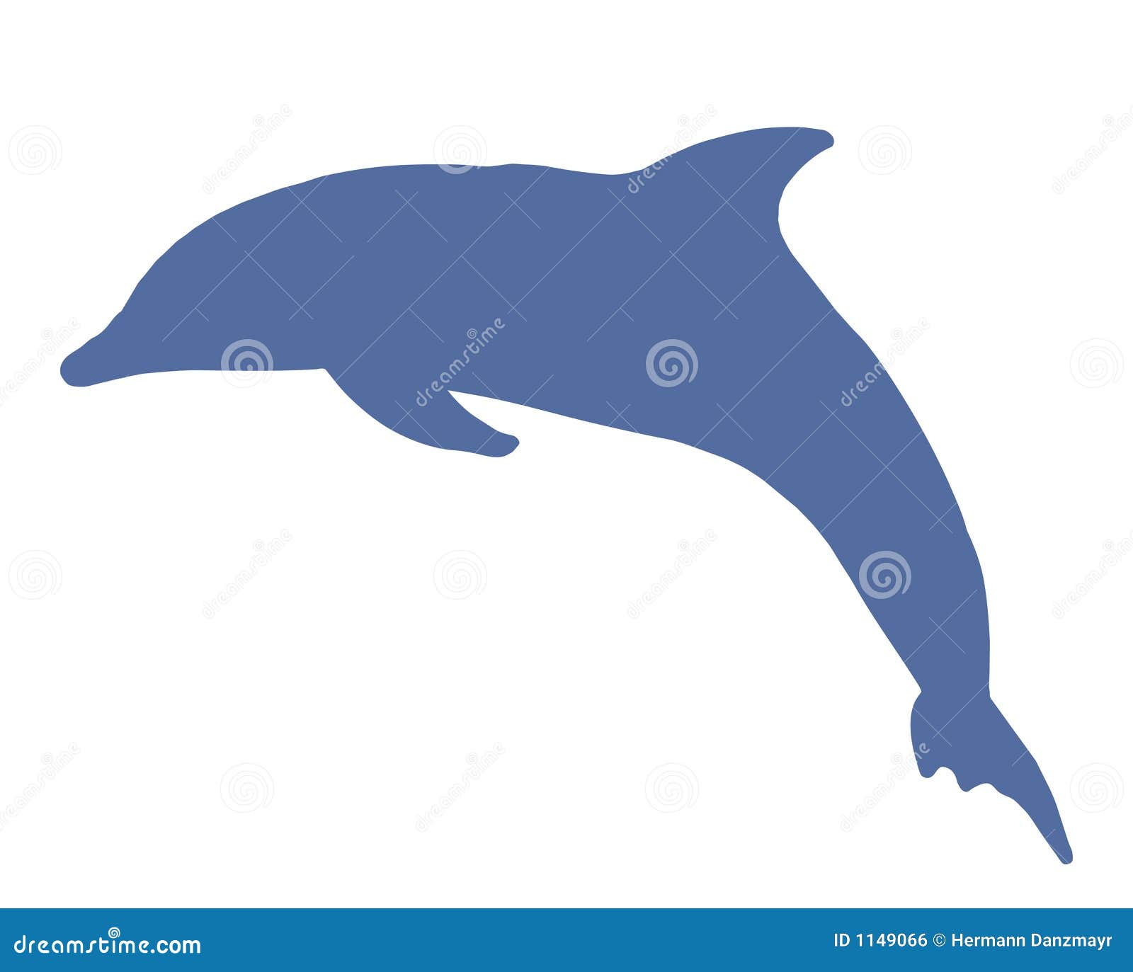 Dolfijn vector illustratie. Illustration of overzees, zwem - 1149066