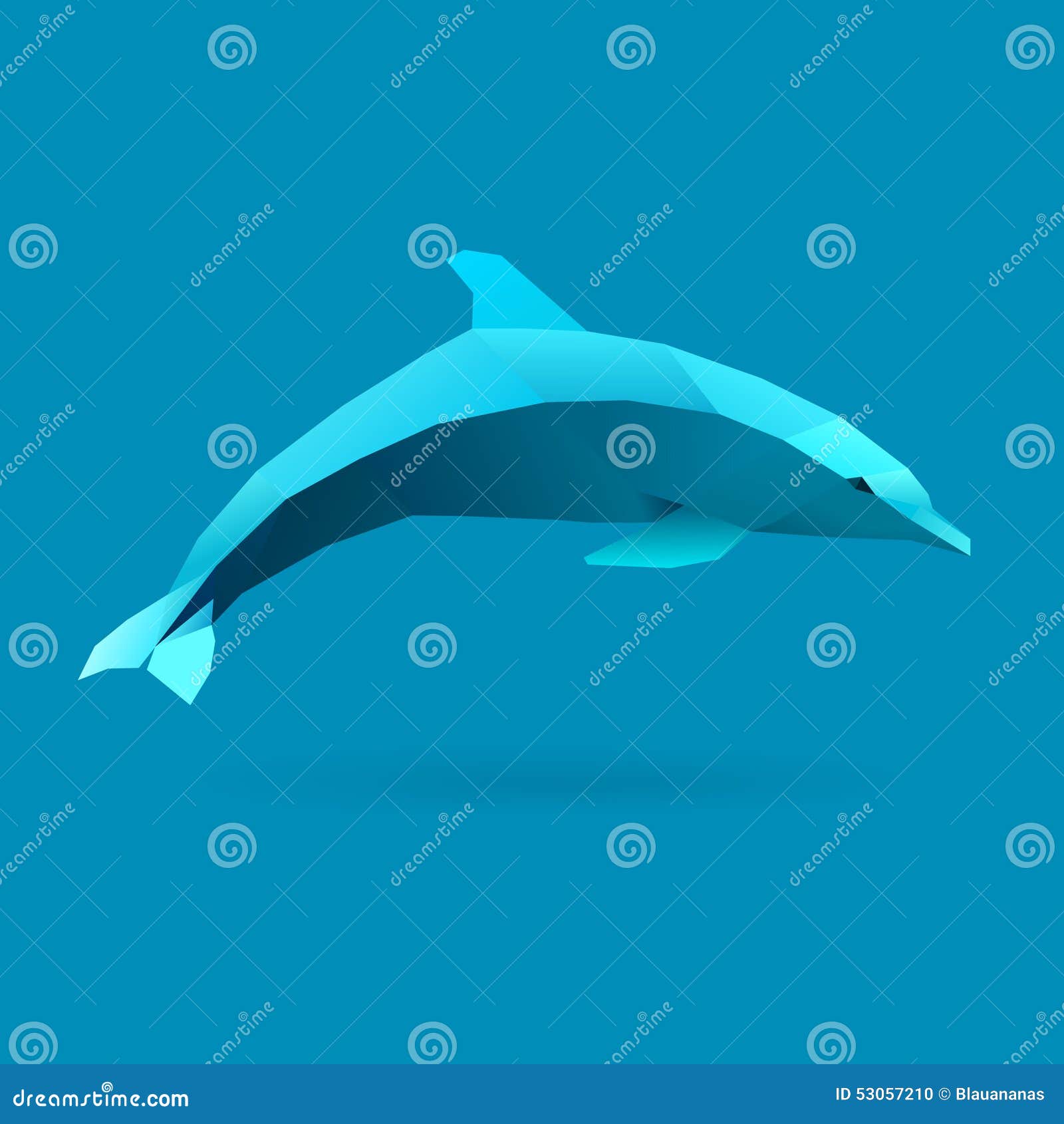 Dolfijn vector illustratie. Illustration of fauna, springen - 53057210