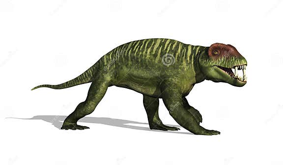 Doliosauriscus Dinosaur stock illustration. Illustration of ...