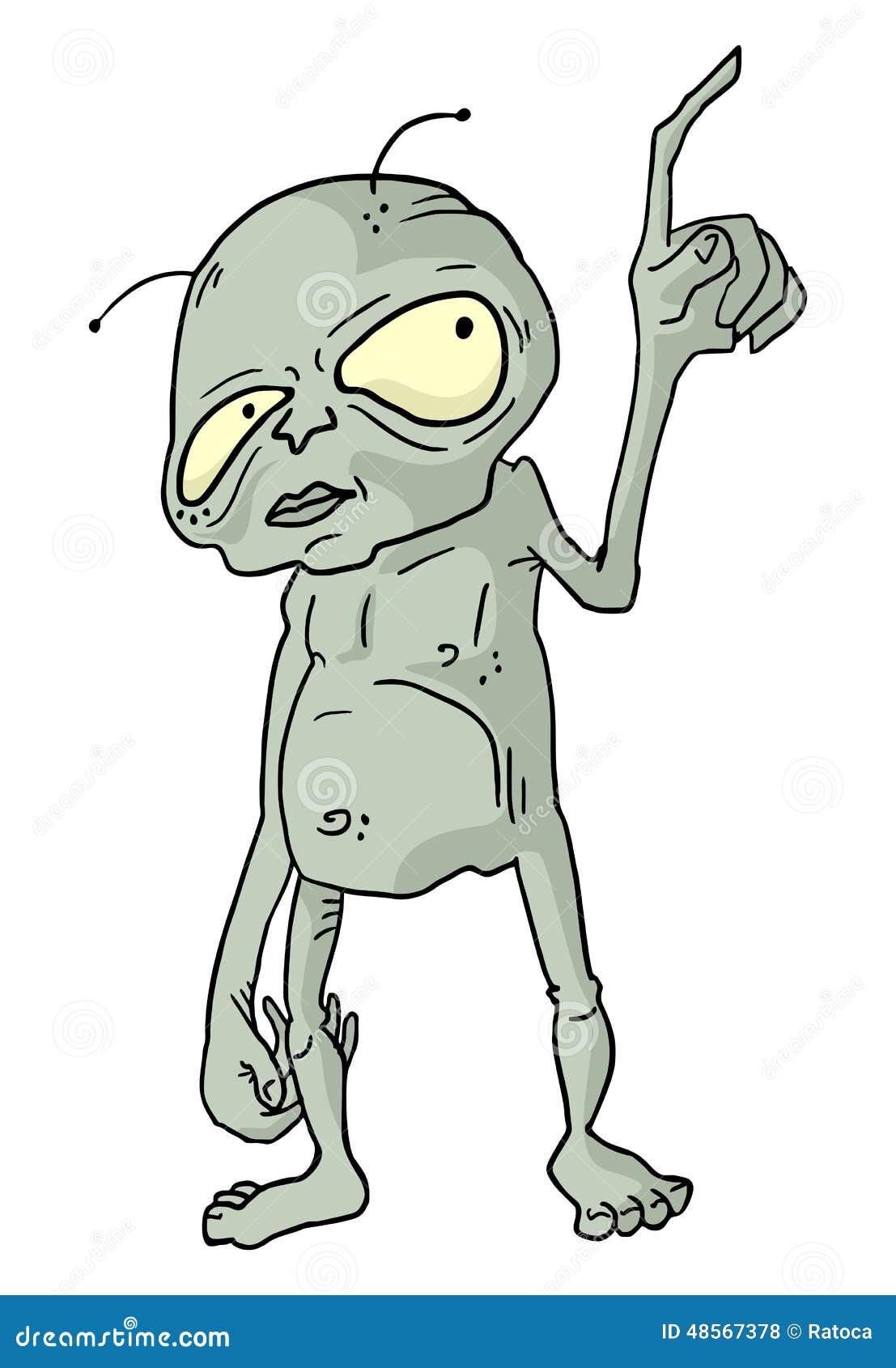 Doll alien stock vector. Illustration of shiny, symbol - 48567378