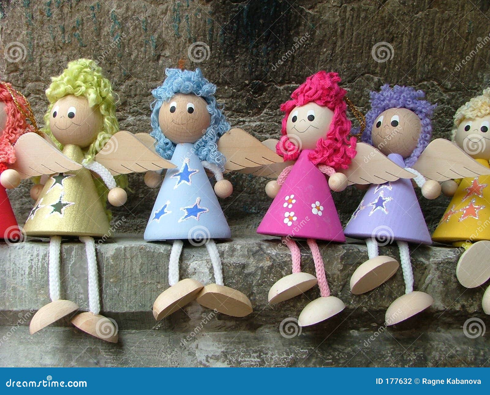 Doll angels stock photo. Image of figurine, gentle, handicraft - 177632