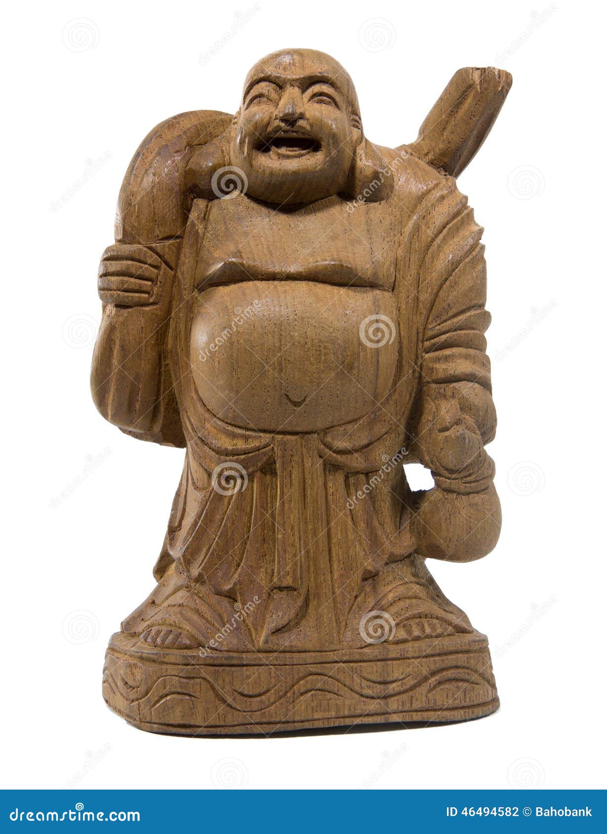 Doll carved Chinese God stock photo. Image of china, smile - 46494582