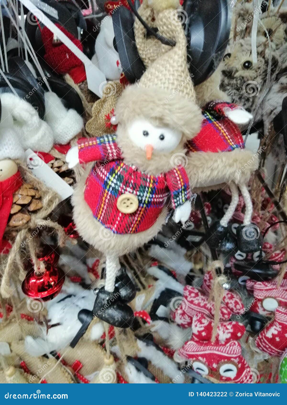 Doll for christmass tree stock photo. Image of tree - 140423222