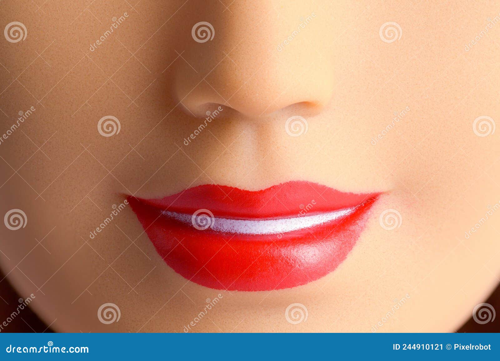 Doll Face Close Up Stock Image Image Of People Makeup 244910121