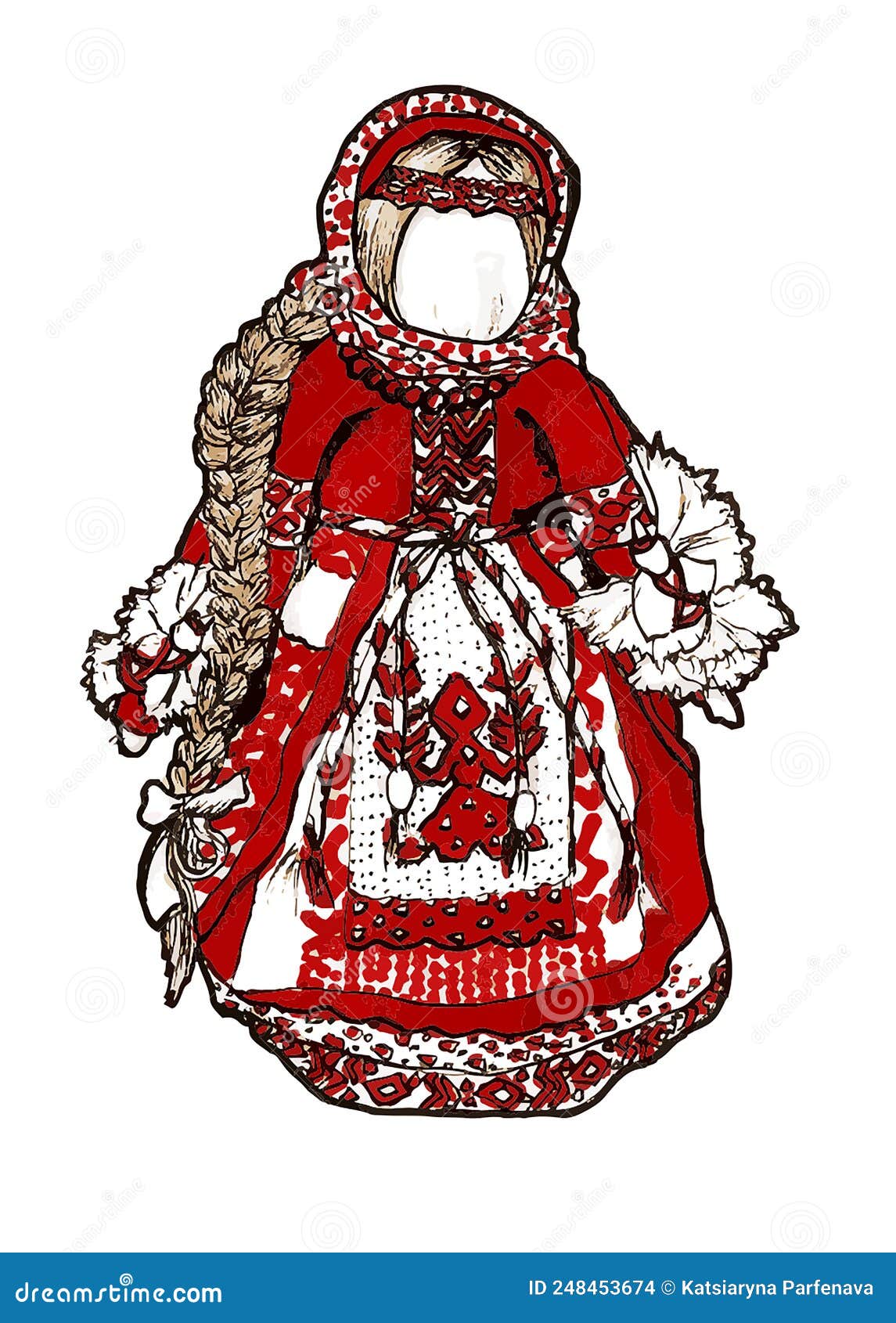 Doll-the Goddess of Love Lada Art Goddess of Love - Lada. Doll Made of ...