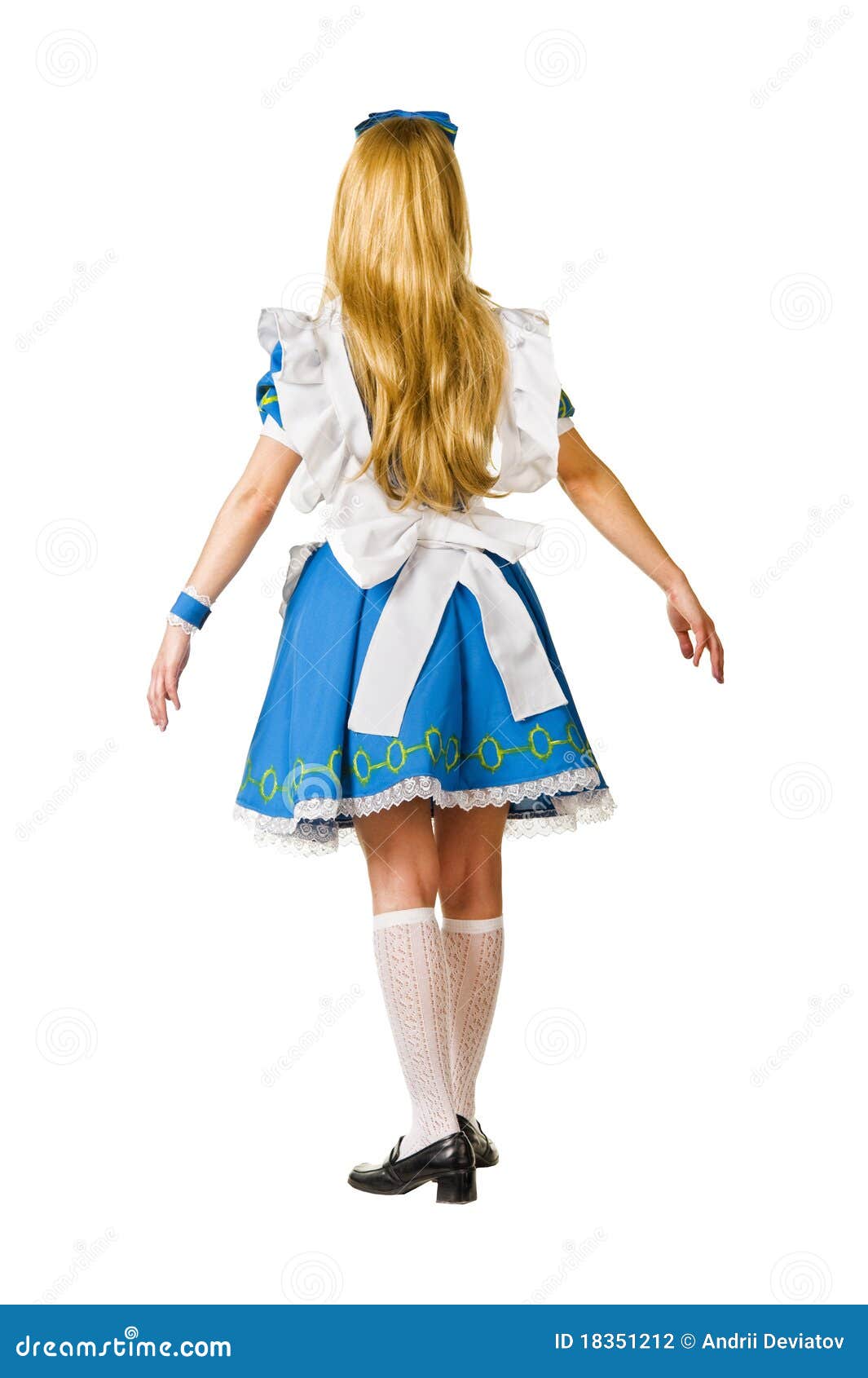 Doll. Rear View stock photo. Image of apron, flirt, medieval - 18351212