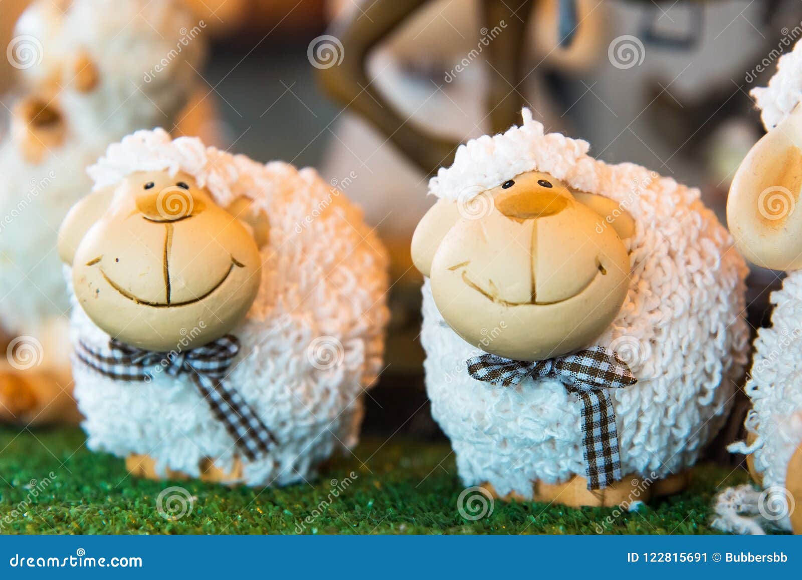 Doll Sheep Decorated On The Table.Thailand. Royalty-Free Stock ...