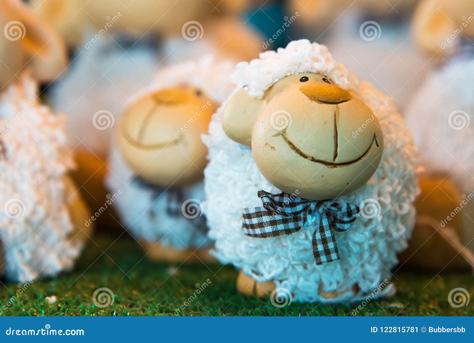 Doll Sheep Decorated On The Table.Thailand. Stock Photography ...