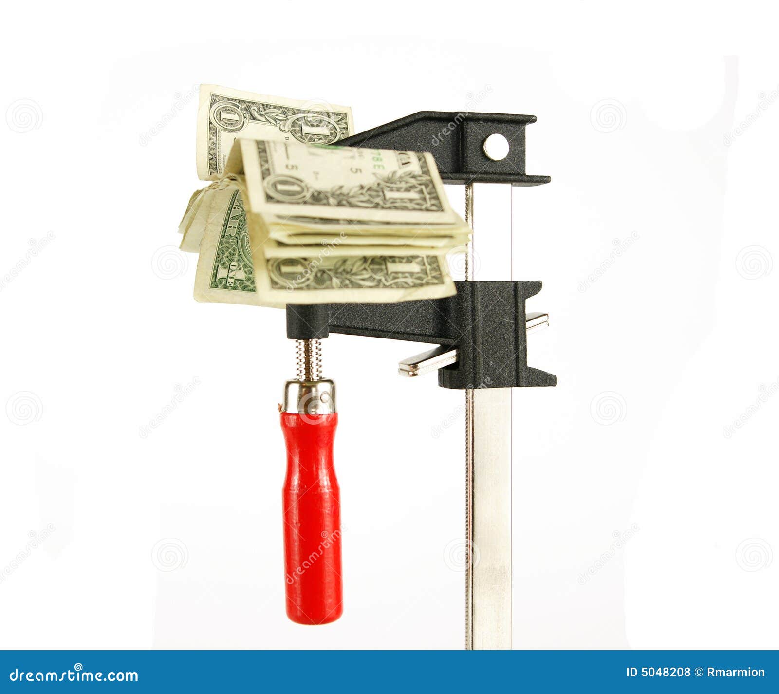 Dollar stock photo. Image of financial, squeeze, money - 5048208