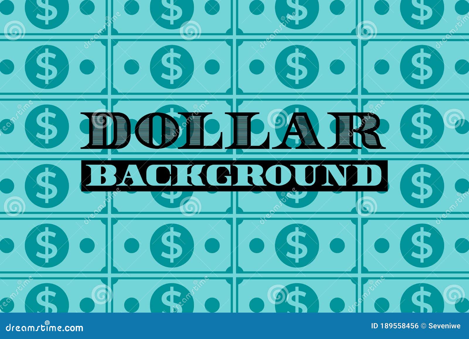 Dollar Background in Simple Flat Style, Vector Illustration Stock ...