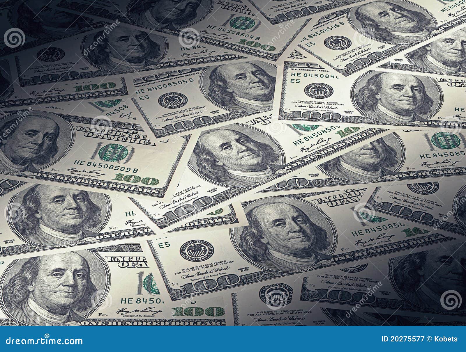 Dollar banknotes stock image. Image of exchange, investment - 20275577