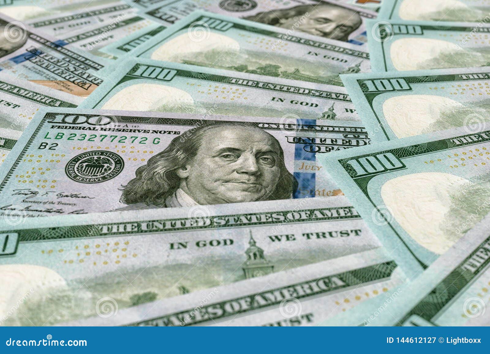 Dollar Banknotes Background Stock Image - Image of profitability ...