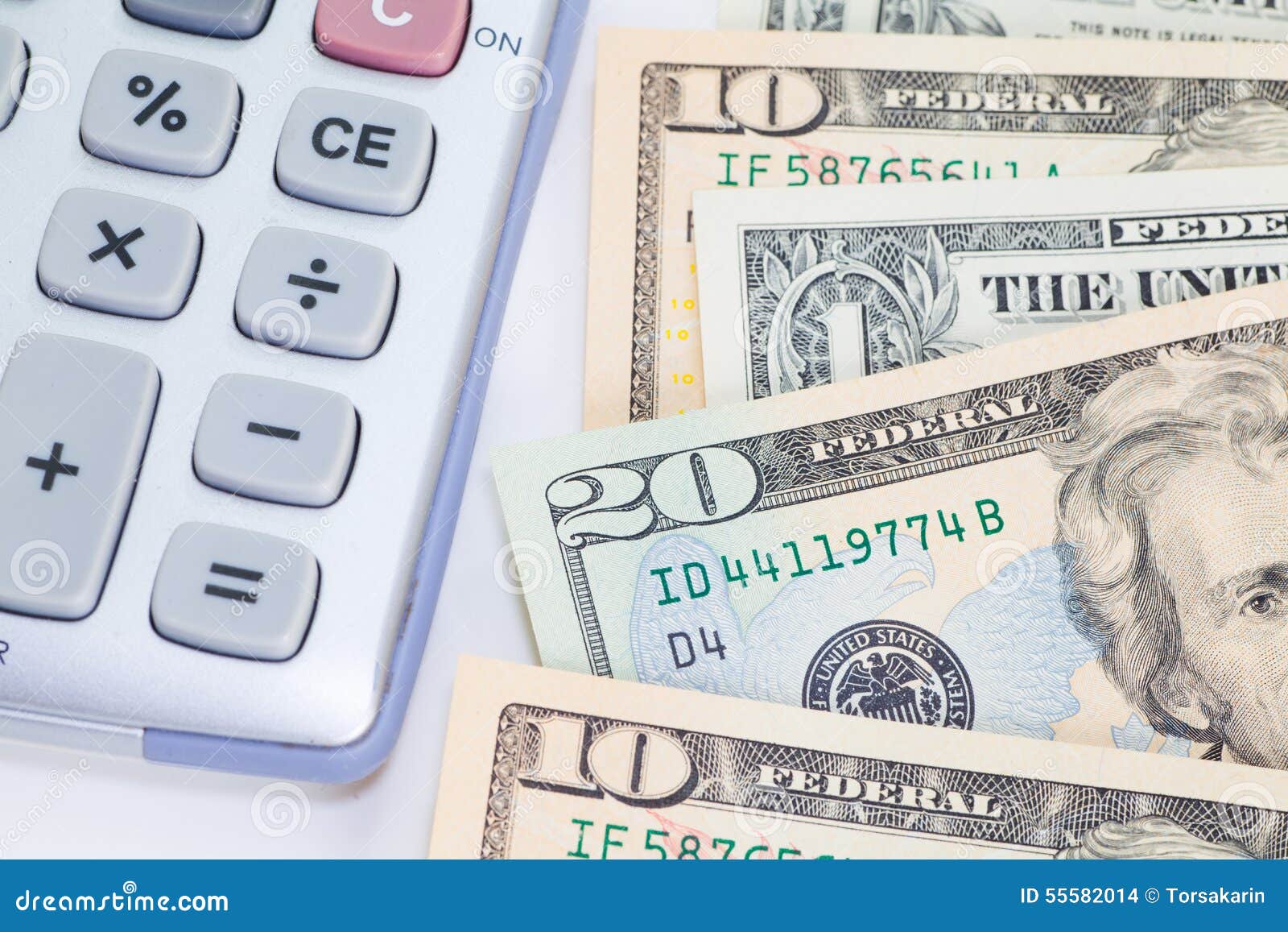 Dollar banknotes stock photo. Image of paper, banknotes - 55582014