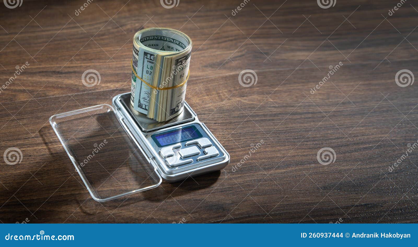 Dollar Banknotes on the the Scales Stock Photo - Image of conceptual ...