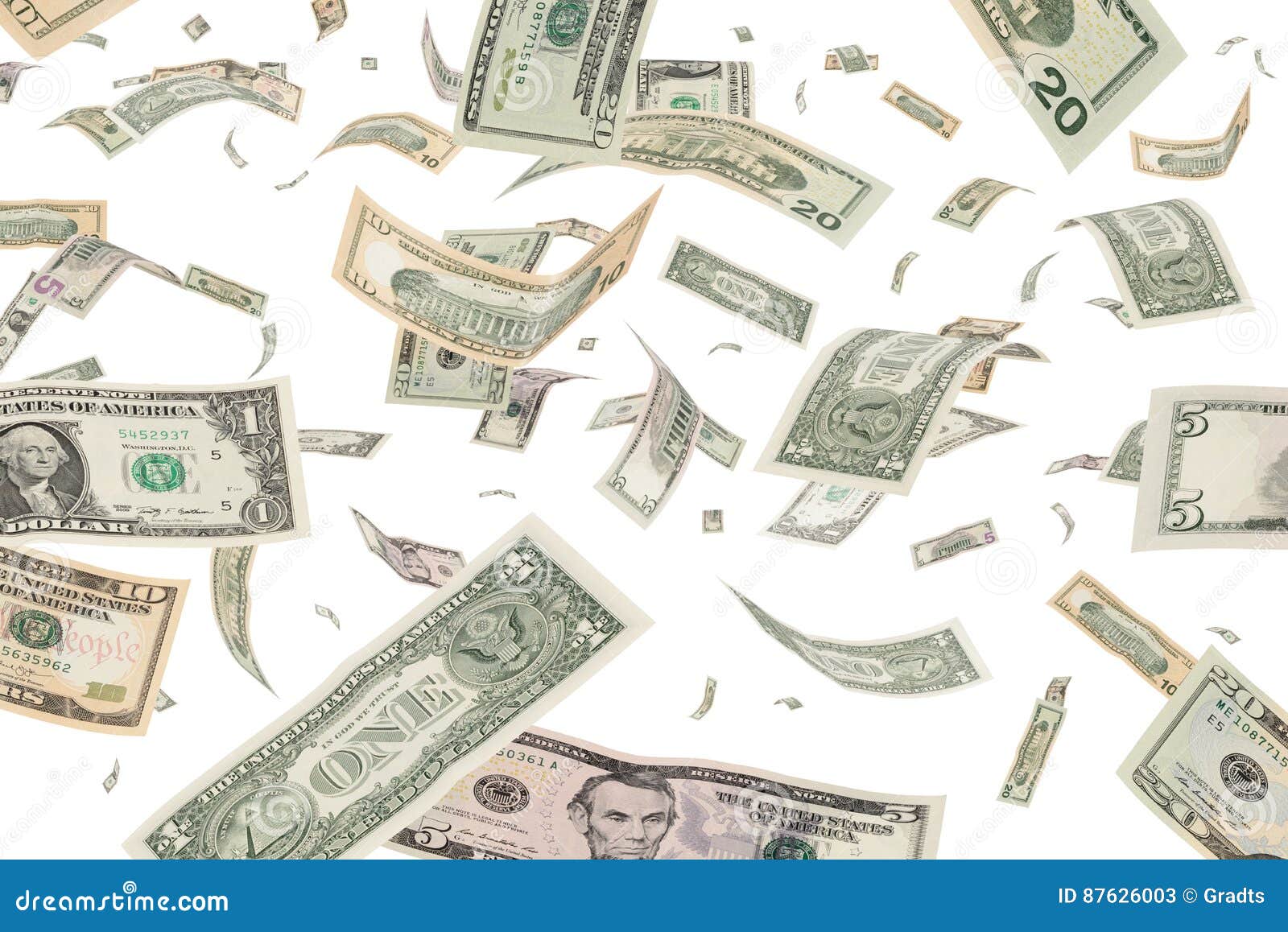 Dollar stock image. Image of raining, gains, note, greenback - 87626003