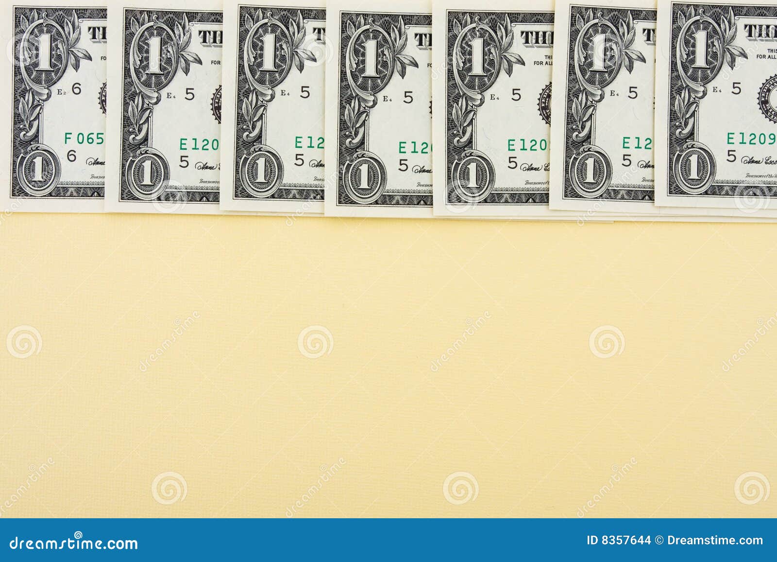 Dollar Bill Border stock photo. Image of background, currency - 8357644